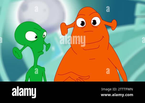 Aliens cartoon Stock Videos & Footage - HD and 4K Video Clips - Alamy