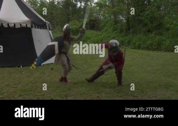 Reenactment of the Battle of Legnano between the forces of the Holy ...