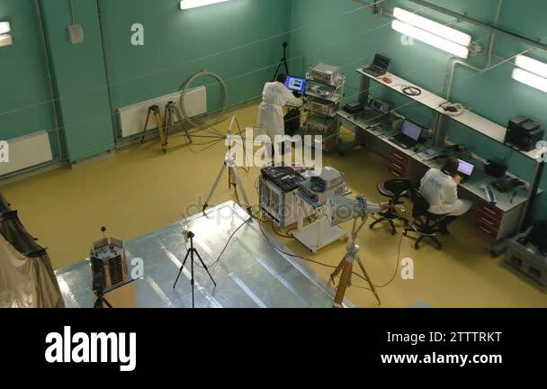 Modern industrial workplace interior in Skolkovo Technopark Stock Video ...
