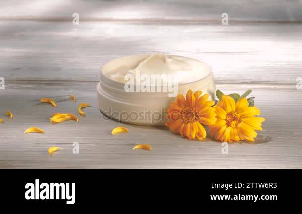 Marigold cream calendula officinalis Stock Videos & Footage - HD and 4K Video Clips - Alamy
