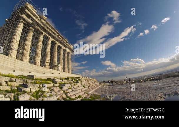 The Parthenon Being Rebuilt. The Acropolis is one of the most important ...