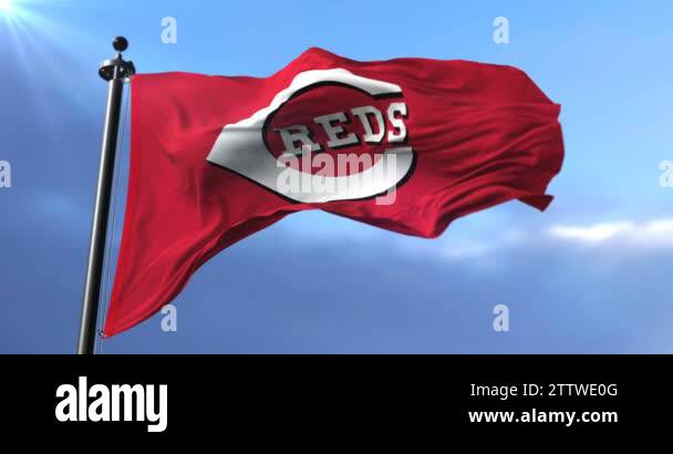 Cincinnati reds flag Stock Videos & Footage - HD and 4K Video Clips - Alamy