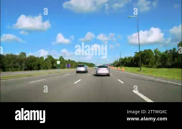 Road Rage High Speed Driving in Florida.Time lapse driving in Florida ...