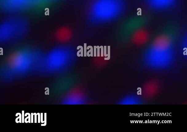 Motion colorful highlights Rgb colors. Glare disco ball. Loop video motion. Spots of light fly ...