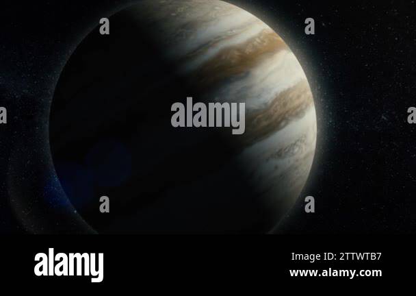 Jupiter - High resolution 3D presents planets of the solar system. Gas ...