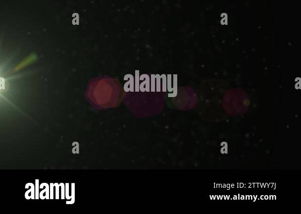 anamorphic lens flare 3840x2160 4K, lights background Stock Video ...