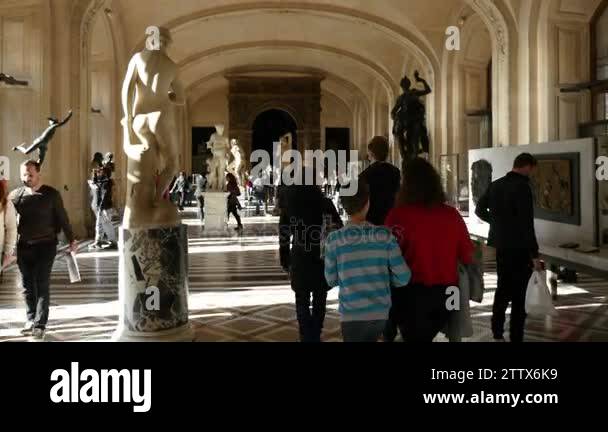 Louvre museum french sculptures Stock Videos & Footage - HD and 4K ...
