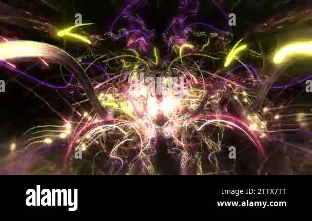 Looped seamless footage for your event, concert, stage design, title ...