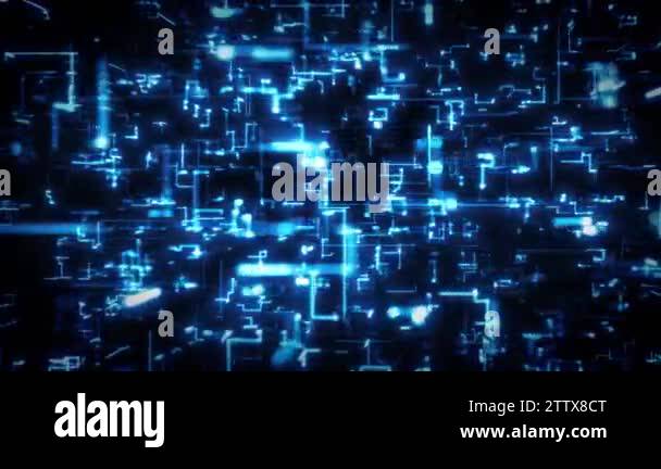 Abstract High Digital Technology Background Loop/ 4k animation of an abstract technology ...