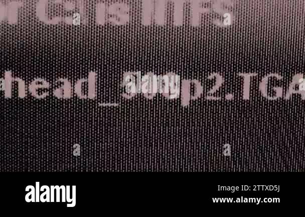 Flashing Error Text 11 A computer generated fast, flickering, strobing ...