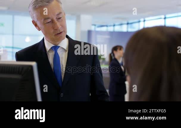 Bank customer service desk Stock Videos & Footage - HD and 4K Video ...