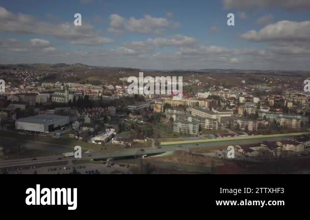 Gorlice, Poland - 3 9 2019: Panorama of the historic center of the ...