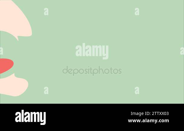 close up of open smelly mouth for bad breath or burp - dental cartoon ...