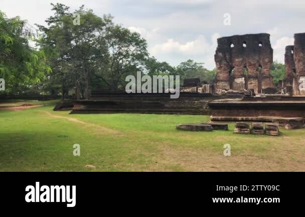 The ruins of an ancient temple, traces of an ancient highly developed ...