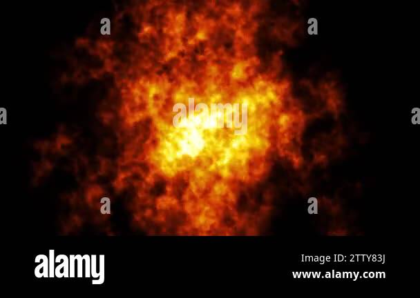 Fire Smoke Texture Background Loop/ 4k animation of an abstract fire ...