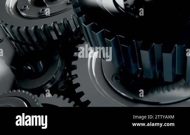 Beautiful 3D mechanism in motion. The background image for the ...