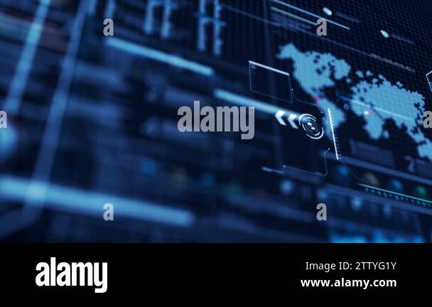 3d Rendering Circle Hud Head Up Display Interface With Ui Map Graph Bar Element For Futuristic