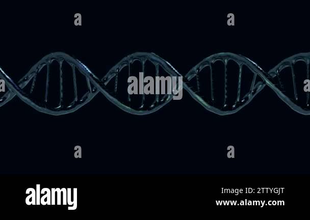 Animated DNA chain model. 3D rendering Stock Video Footage - Alamy