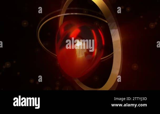 Looped seamless footage for your event, concert, stage design, title ...