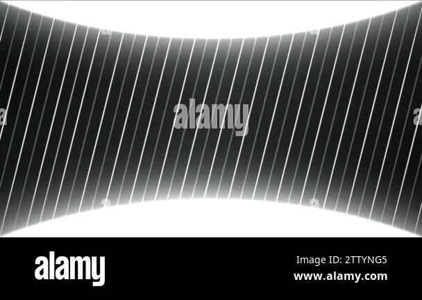 Curved Screen Shaped Background Animation with Lines - Loop Monochrome ...
