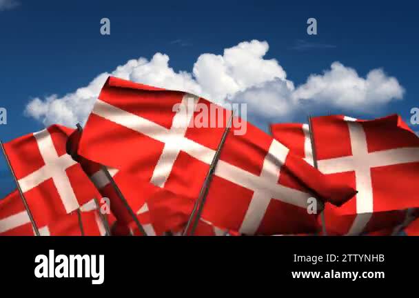 Danish flags Stock Videos & Footage - HD and 4K Video Clips - Alamy