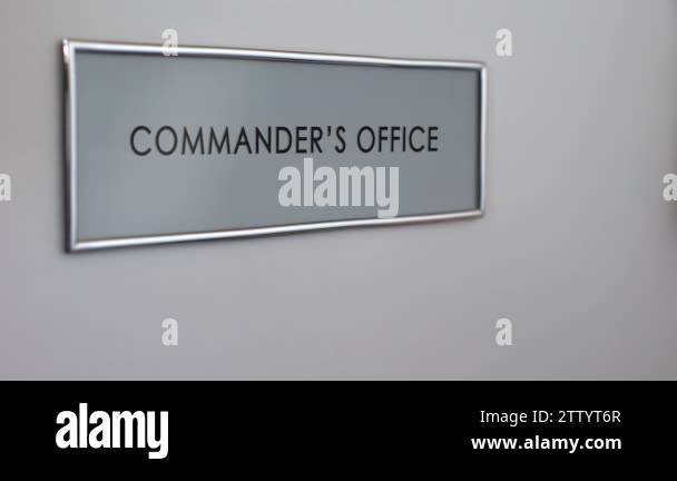Commander office Stock Videos & Footage - HD and 4K Video Clips - Alamy