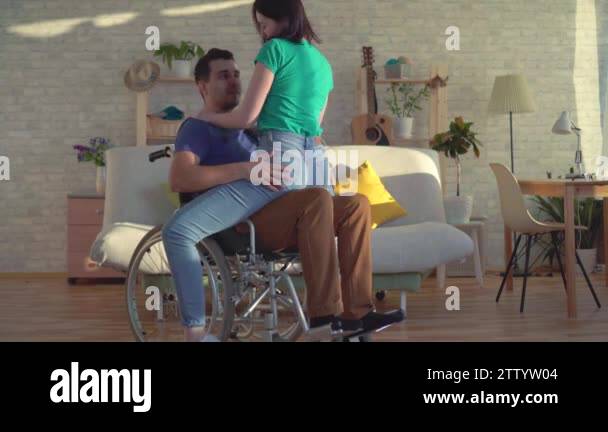 Romantic Relationship Between A Young Girl And A Disabled Person In A