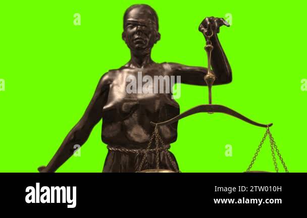 The Statue of Justice - lady justice or Iustitia the Roman goddess of ...
