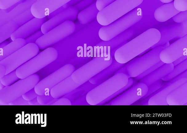 3D abstract set of different colors shapes cylinder background. 4K ...