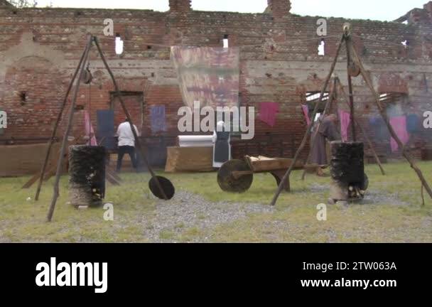 Reenactment of the Battle of Legnano between the forces of the Holy ...