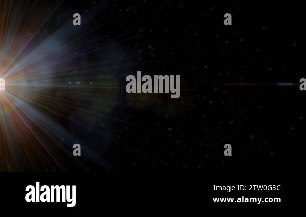 anamorphic lens flare 3840x2160 4K, lights background Stock Video ...
