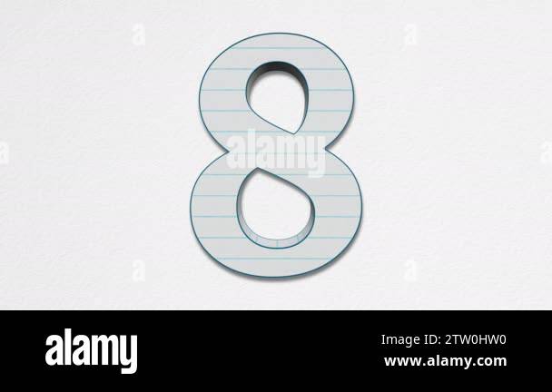 Countdown 10 seconds. 10 To 0 Timer Countdown, 3D Paper Numbers - 4K ...