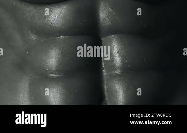 Sportsman, muscles, athlete man, triceps. Athletic caucasian, six pack ...