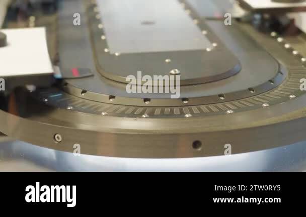 Different forms details moving on high speed conveyor belt to automated ...