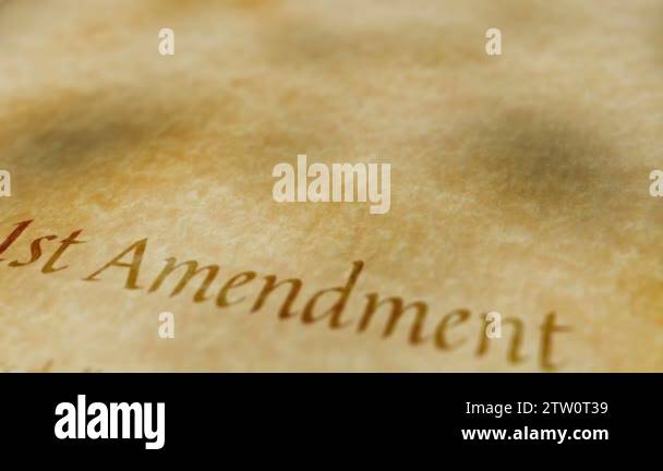 1st amendment document Stock Videos & Footage - HD and 4K Video Clips ...
