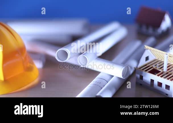 Real-estate development and development planning. House under ...