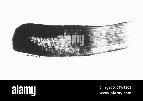 Ink Brush Stroke Set whit Alpha (transparency) channel. Perfect for motion graphics, digital ...