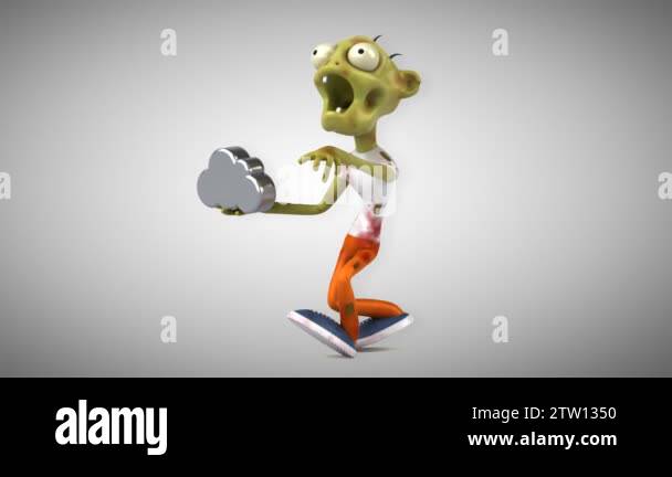 Zombie fun cartoon character cloud Stock Videos & Footage - HD and 4K ...
