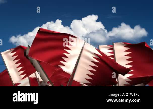 Qatari flags Stock Videos & Footage - HD and 4K Video Clips - Alamy