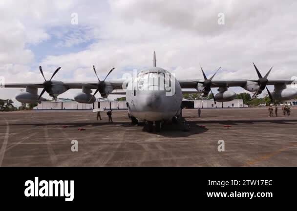 Lockheed c 130 hercules aircraft Stock Videos & Footage - HD and 4K ...