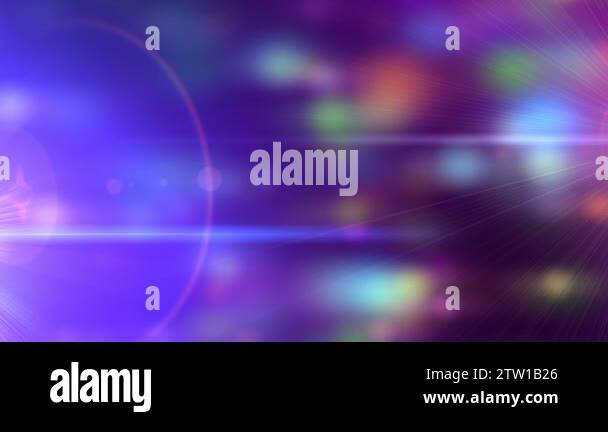 Festive Party Lights Particle Loop with Lens Flare - Seamless looping animation of colorful ...