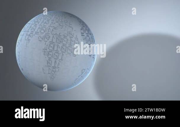 Binary World Loop Binary World 3d Animation Loop Stock Video Footage