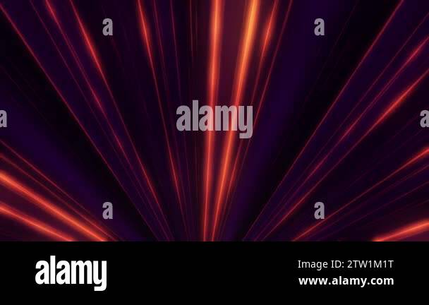 Abstract neon glow of spotlight lines. Animation. Laser disco light ...