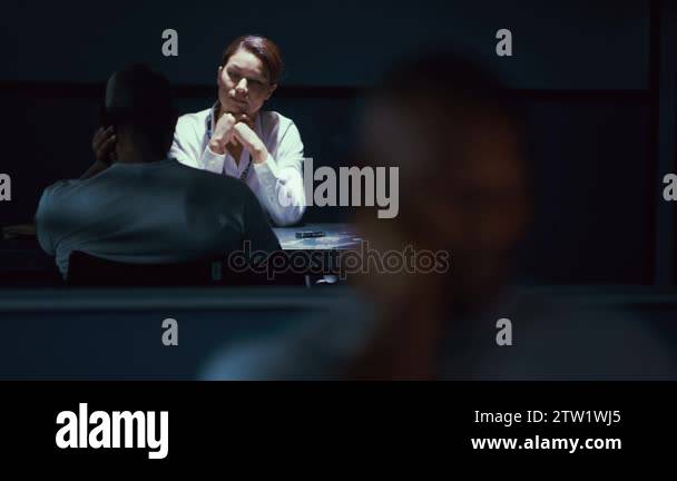 Female police office interview Stock Videos & Footage - HD and 4K Video ...