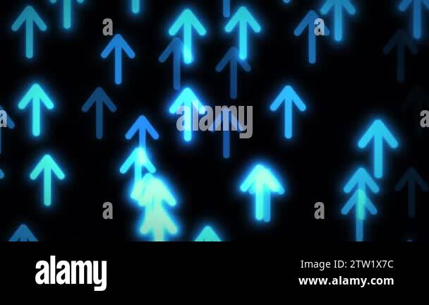 Arrows Technology Background/ 4k animation of an abstract business and ...