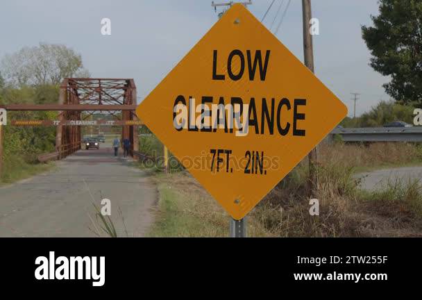 Low bridge sign Stock Videos & Footage - HD and 4K Video Clips - Alamy
