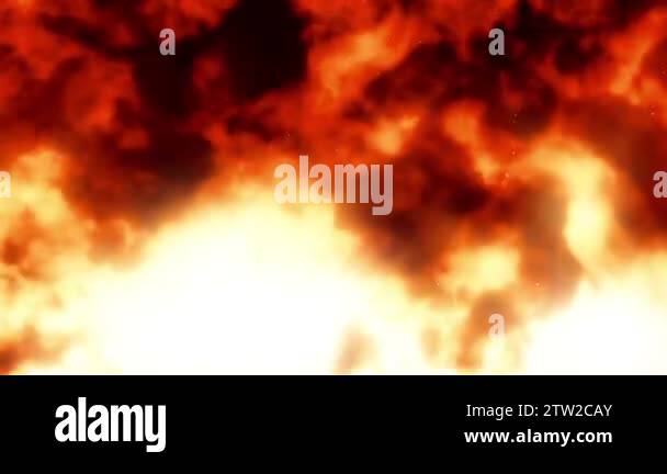 Animated Fire Video Background Loop - A massive wall of fire Stock ...