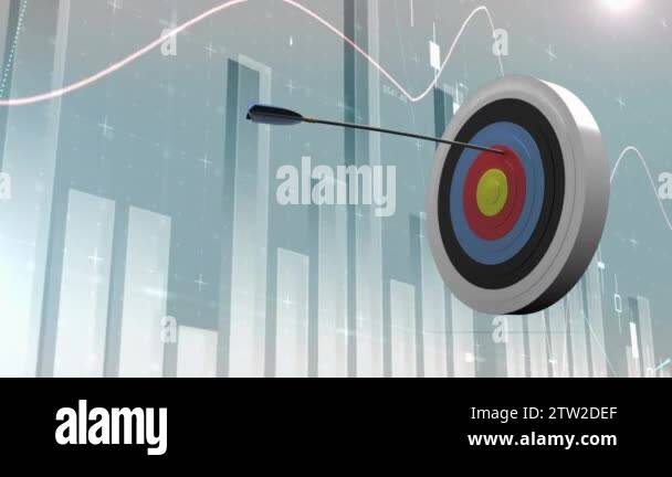 Target chart graph shows hit Stock Videos & Footage - HD and 4K Video ...