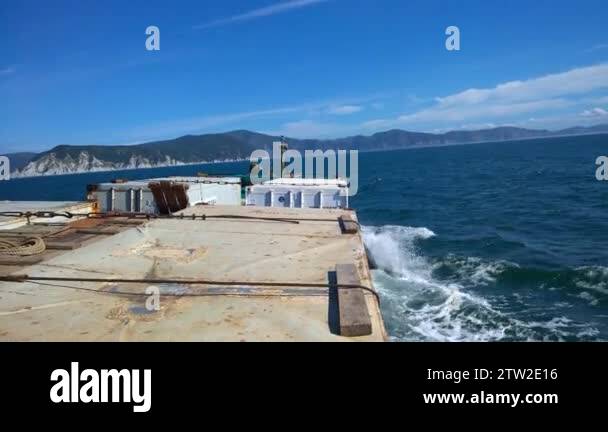 A cargo ship loaded container in a stormy sea Loaded container cargo ...