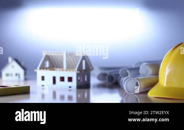 Real-estate development and development planning. House under ...